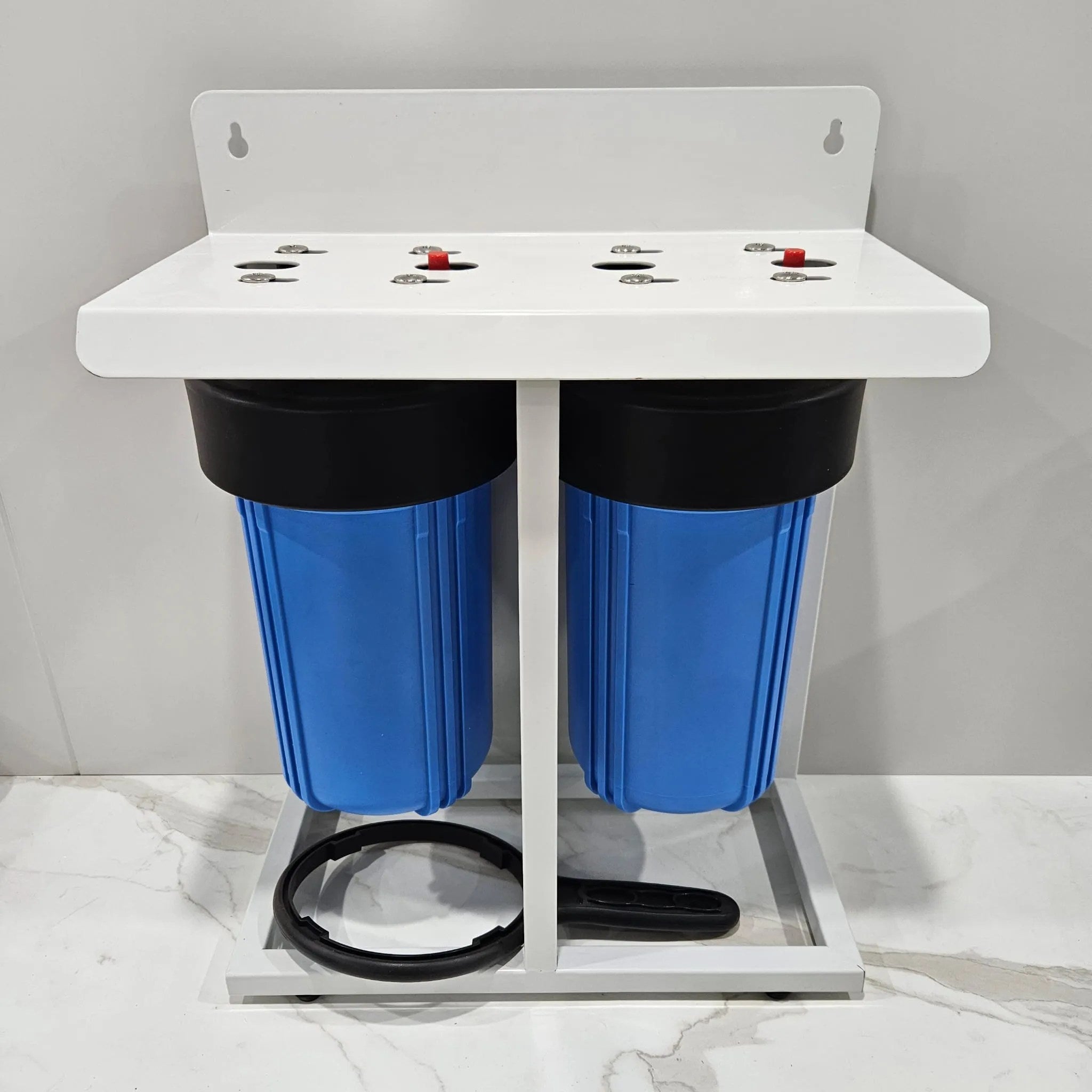 Big Blue Twin Water Filter with Sediment & Carbon Cartridges – MDC Water